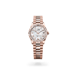 Rolex Datejust in 18 ct Everose gold, M278285RBR-0005 | Ethos